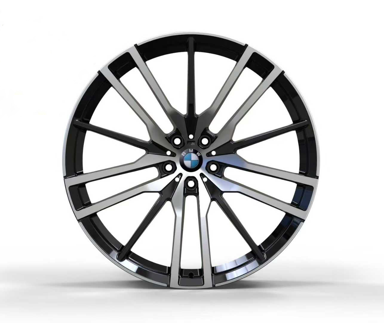 LW1414 22 Inch Alloy Wheels for BMW | 5x112 | Gloss Black Face | 900KG ...