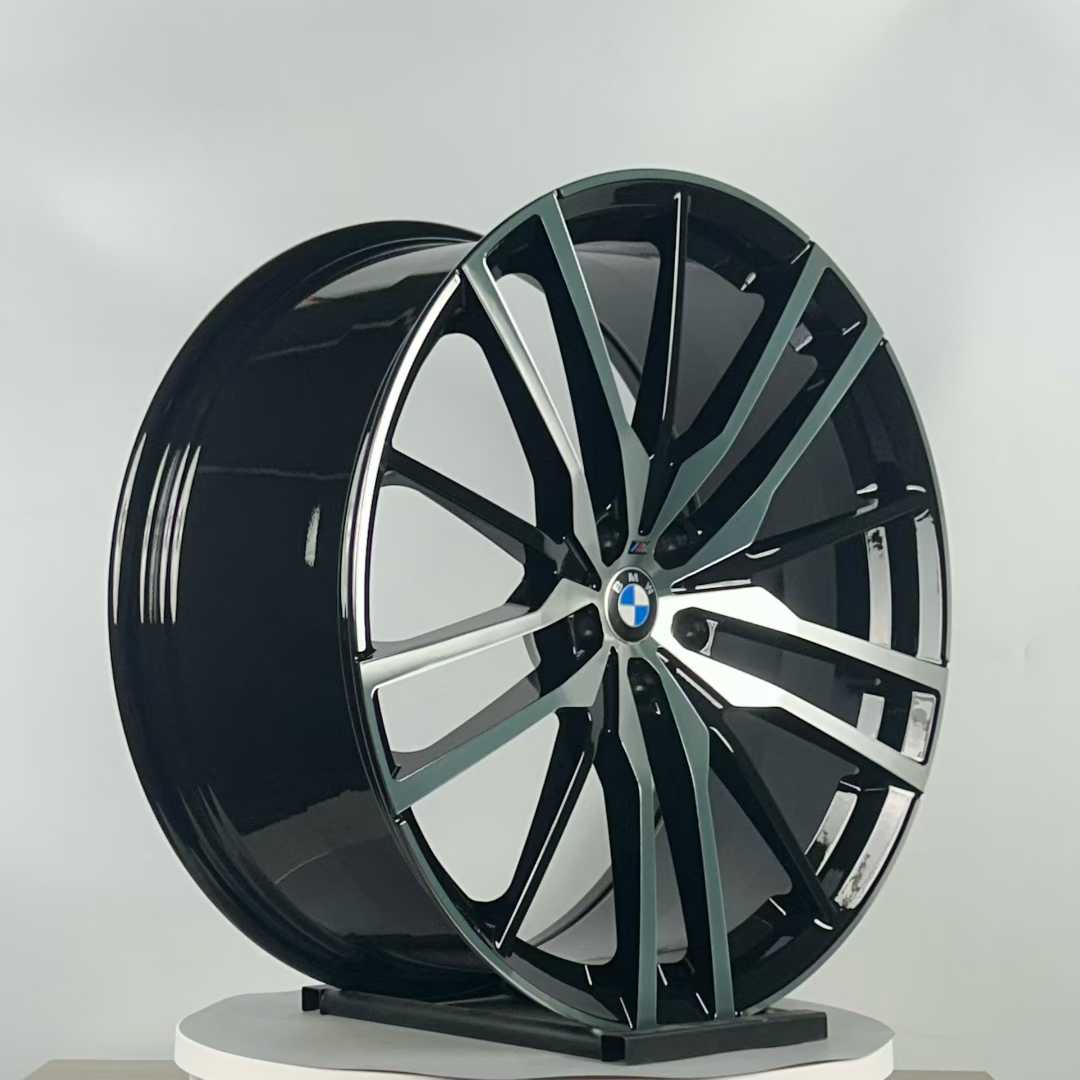LW1414 22 Inch Alloy Wheels for BMW | 5x112 | Gloss Black Face | 900KG ...